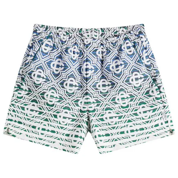 Casablanca Towelling Shorts - Monogram Gradient