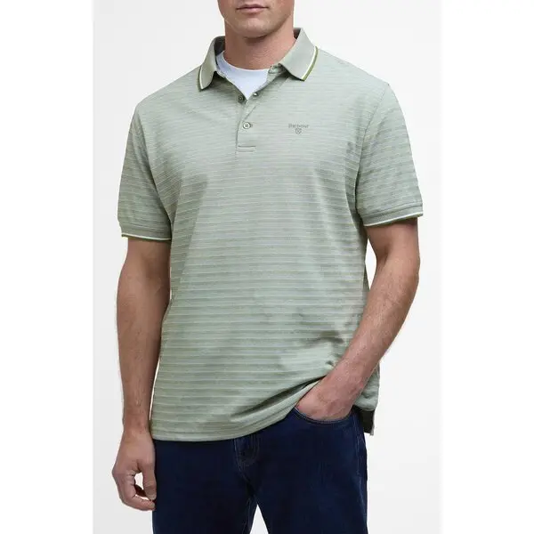 Barbour Taverham Performance Polo - Pine Green