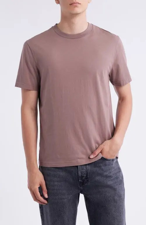 FRAME Short Sleeve Light Cotton Tee - Mauve