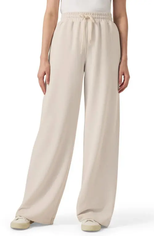 Splendid Waffle Scuba Knit Pants - Moonstone