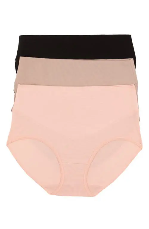 Felina 3-pack Stretch Cotton Control Briefs - Evening Sands