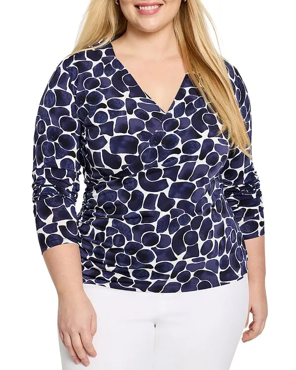 NIC+ZOE Faux Wrap Top