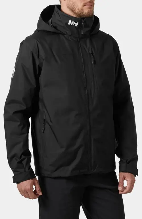 Helly Hansen Hooded Waterproof Sailing Jacket - Black