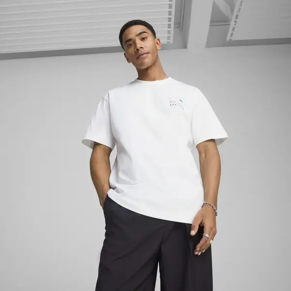 PUMA House Of Graphics What About T-shirt - White