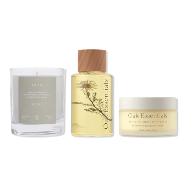 Oak Essentials Aromatherapy Bath Set