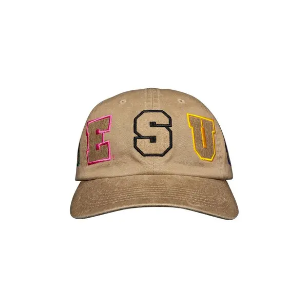 Supreme Spellout 6-panel Cap - Tan