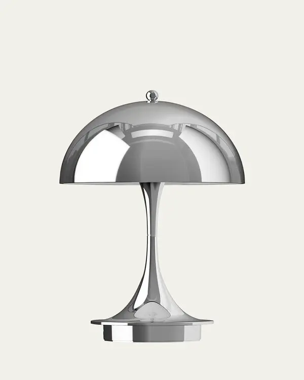 LOUIS POULSEN Panthella Portable Metal Table Lamp, 10 - Chrome