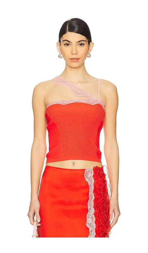 VAILLANT Knit Cami With Asymmetrical Strap