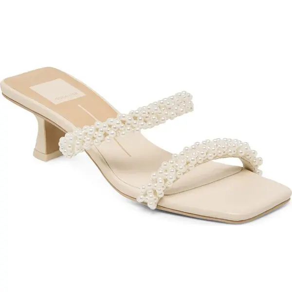Dolce Vita Boni Embellished Kitten Heel Slides