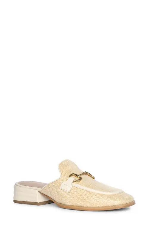 SAINT G Izaara Bit Loafer Mule - Beige