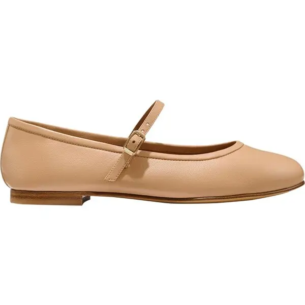 MARGAUX LONNBERG The Demi Jane Flat - Dune Nappa