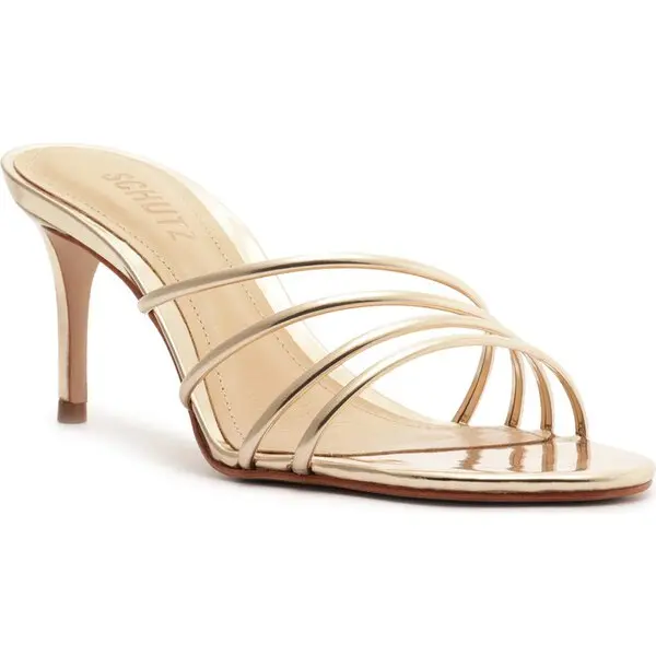 Schutz Inez Sandal - Platina