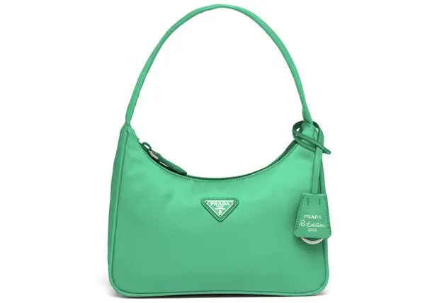 Prada Re-edition 2000 Nylon Mini Bag - Mint Green