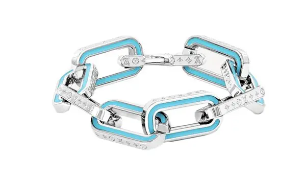 LOUIS VUITTON Monogram Links Chain Bracelet