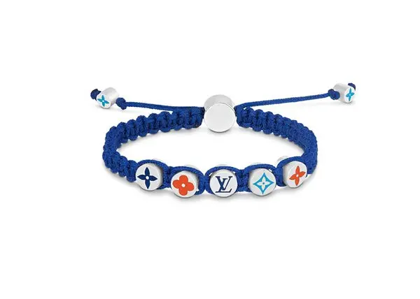 LOUIS VUITTON Monogram Colors Braided Bracelet