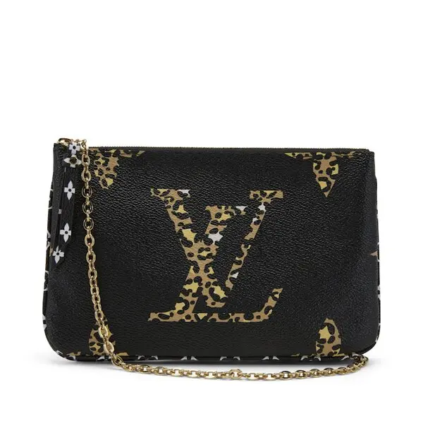 LOUIS VUITTON Pochette Double Zip Monogram Giant Jungle