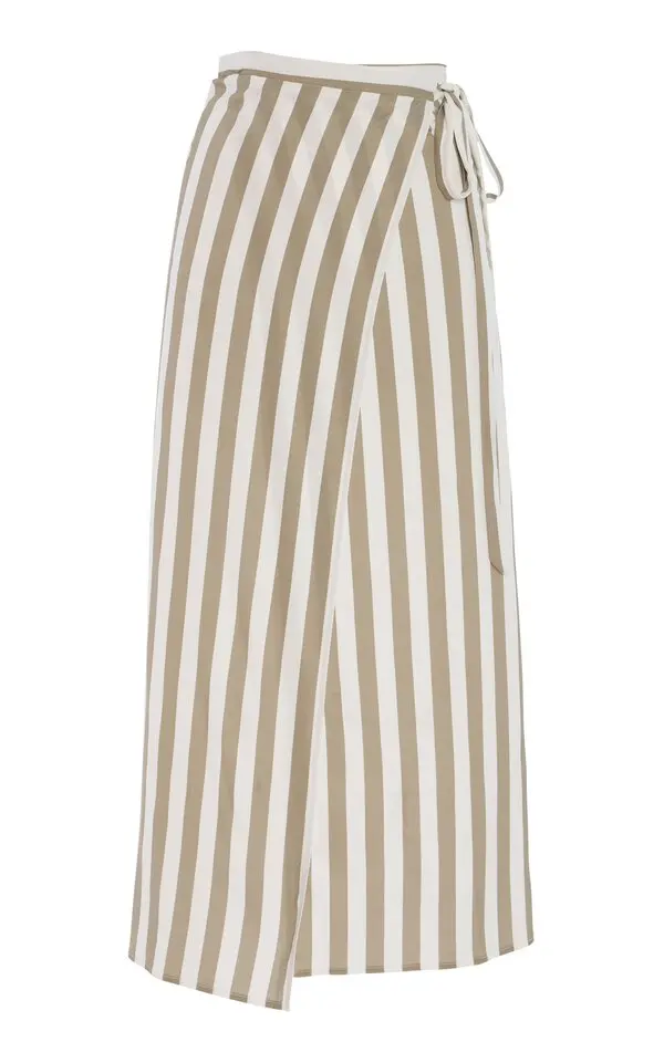ANEMOS Maxi Wrap Skirt - Stripe