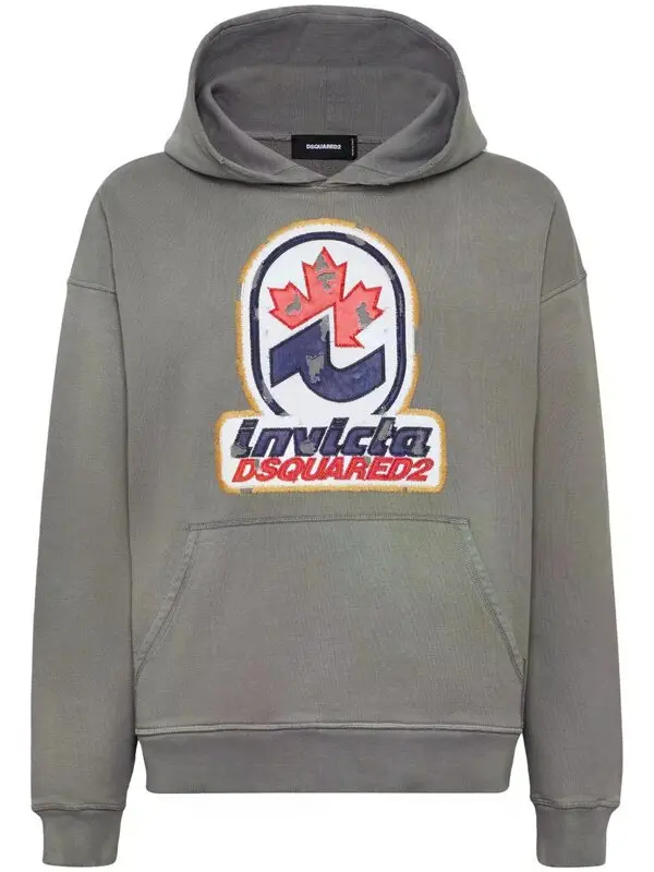 Dsquared2 Logo Appliqué Hoodie