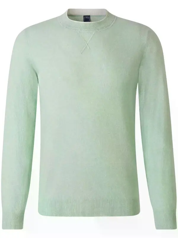 Fedeli Cashmere Crewneck Sweater - Green