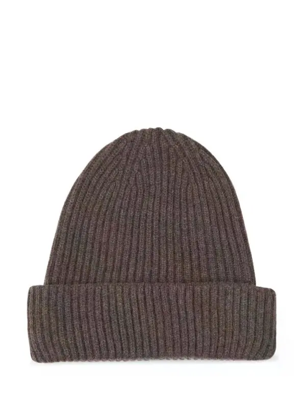 Fedeli Cashmere Beanie - Brown