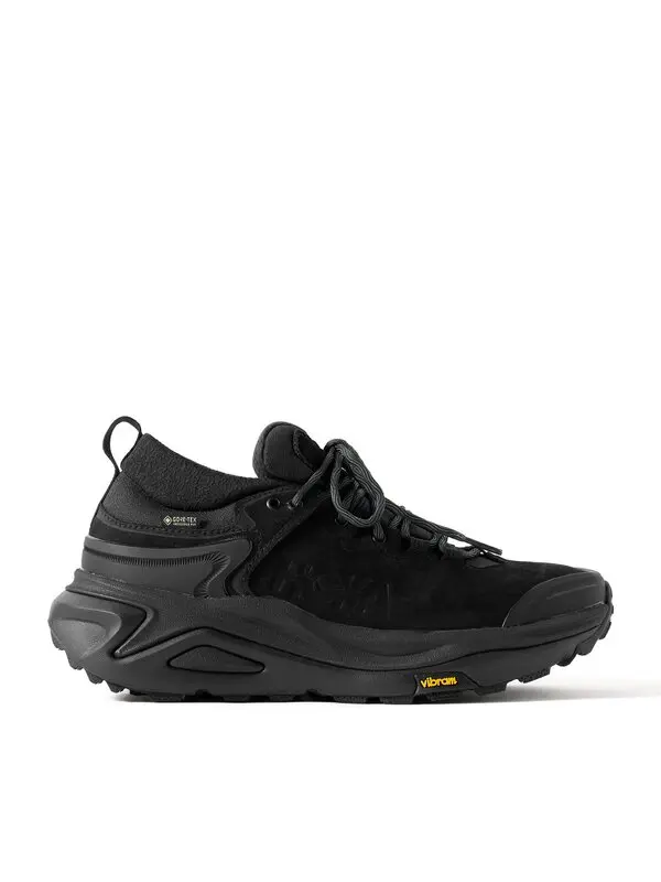Hoka Kaha 3 Gtx Nubuck Sneakers - Black