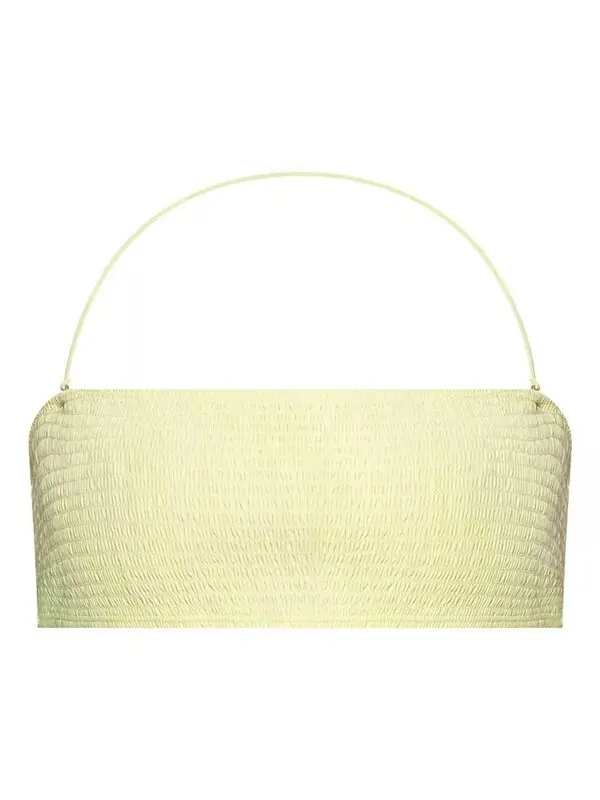 Tory Burch Smocked Bikini Top - Yellow