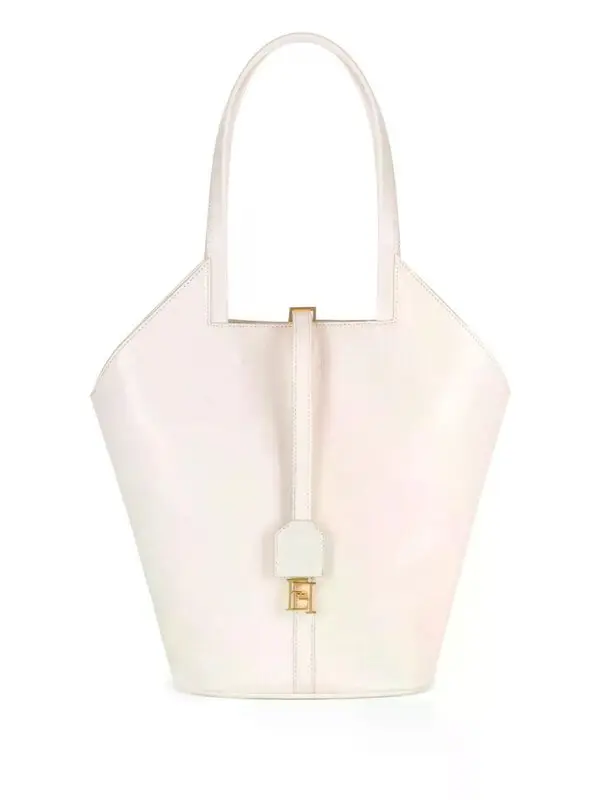 Elisabetta Franchi Large Tote Bag - Neutrals