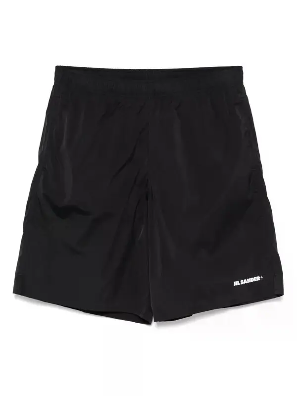 JIL SANDER Logo-print Swim Shorts - Black