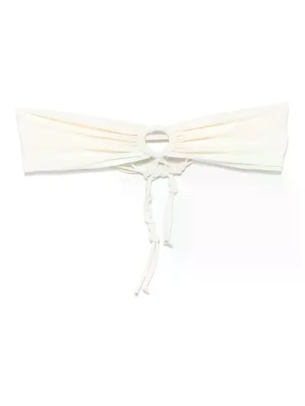 JIL SANDER Bandeau Bikini Top - Neutrals