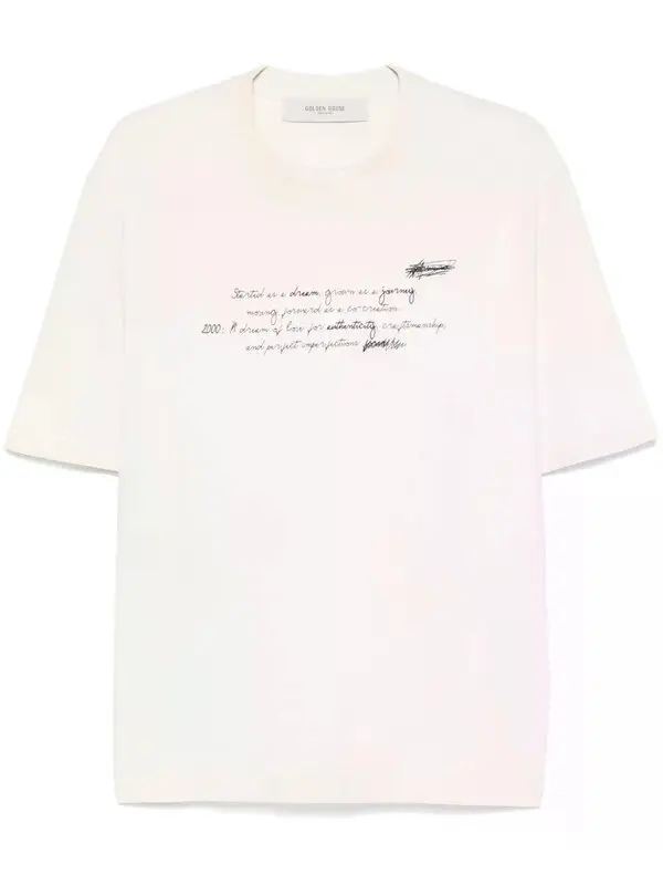 Golden Goose Jersey-texture T-shirt