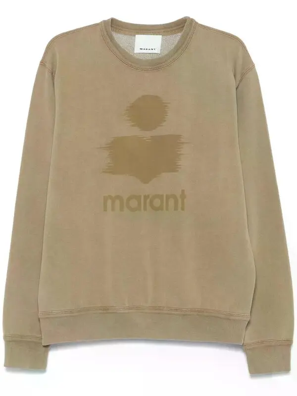 MARANT Logo-print Sweatshirt - Green