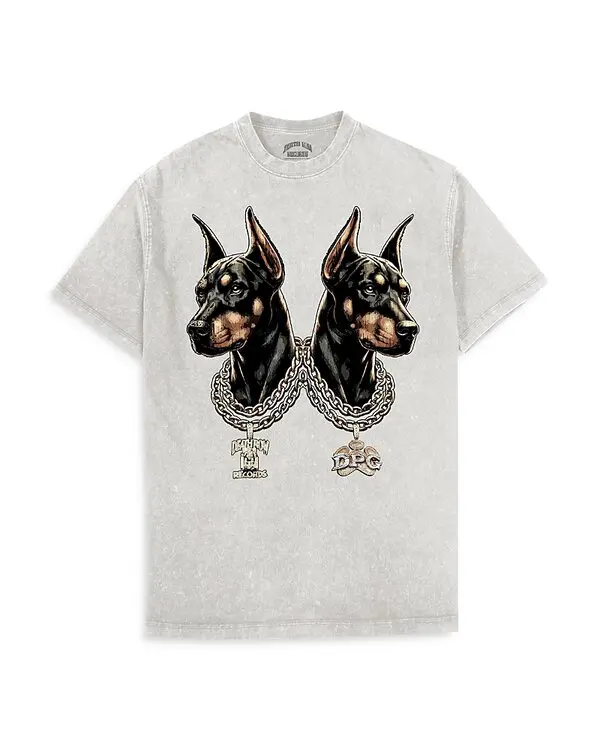 DEATH ROW RECORDS Short Sleeve Graphic Tee - Natural