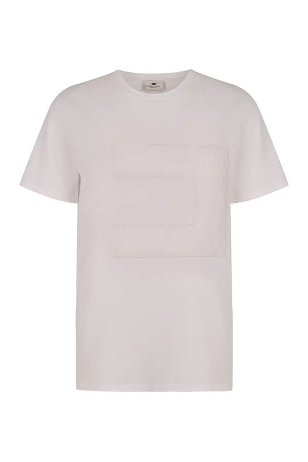 Elisabetta Franchi Viscose Crew-neck T-shirt