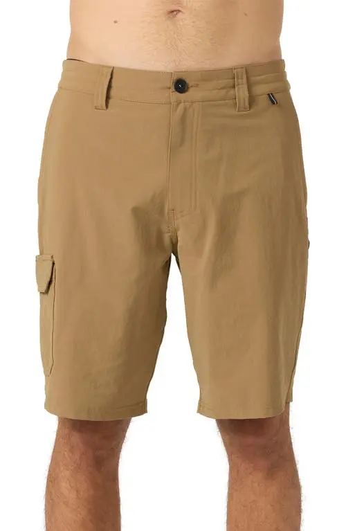 O'Neill Trvlr Hybrid Cargo Shorts - Dark Khaki