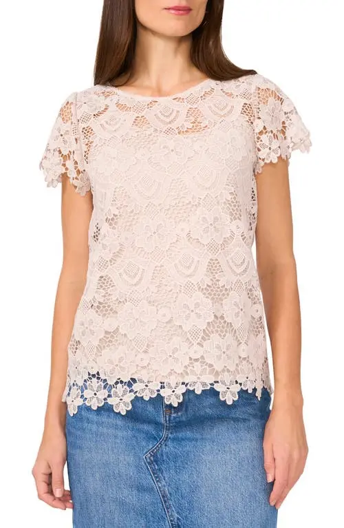 Vince Camuto Floral Lace Top