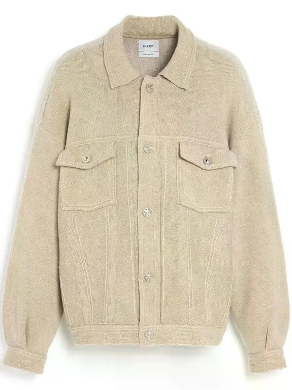 BARRIE Patchwork Denim Jacket - Neutrals