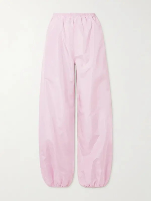Alaïa Silk-taffeta Track Pants