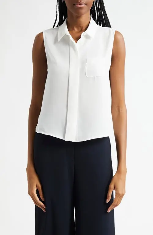 Emporio Armani Sleeveless Shirt - Warm White