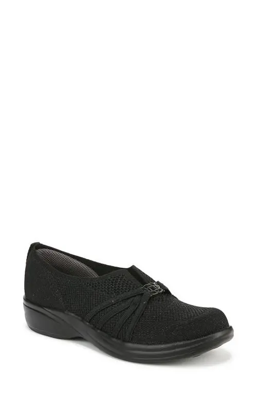 LIFESTRIDE Bzees Niche Knit Slip-on Sneaker - Black Knit