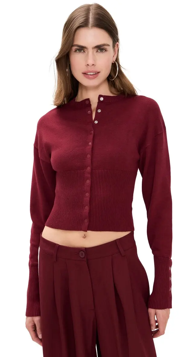 Lioness Head In The Clouds Cardigan - Rumba Red
