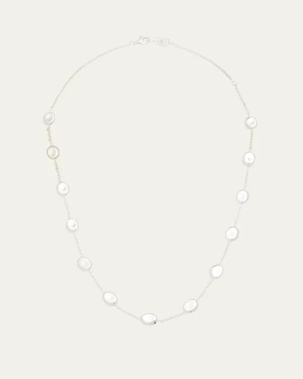 Ippolita Sterling Mini Hammered Bastille Link Necklace
