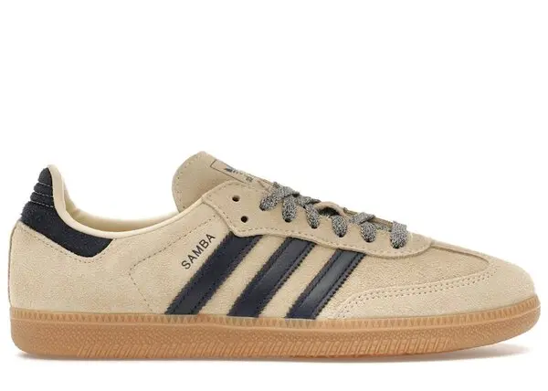 Adidas Samba Og Sneakers - Warm Vanilla/night Indigo/bold Gold