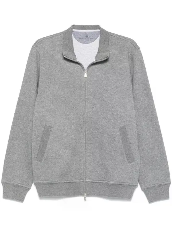 Brunello Cucinelli Mélange-effect Sweatshirt - Grey