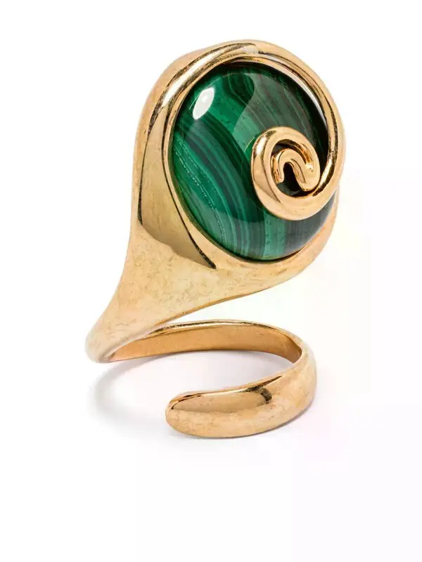 PANCONESI Ascolto Stone Ring - Gold