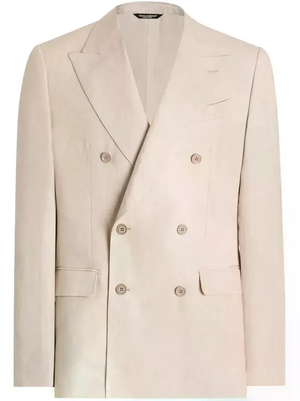 Dolce & Gabbana Double-breasted Blazer - Neutrals