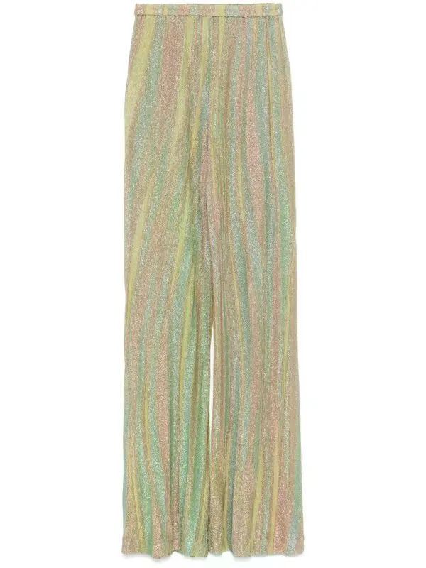 FORTE_FORTE Lurex Trousers - Green