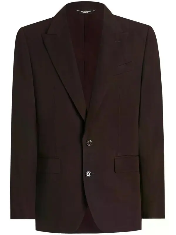 Dolce & Gabbana Single-breasted Blazer - Brown