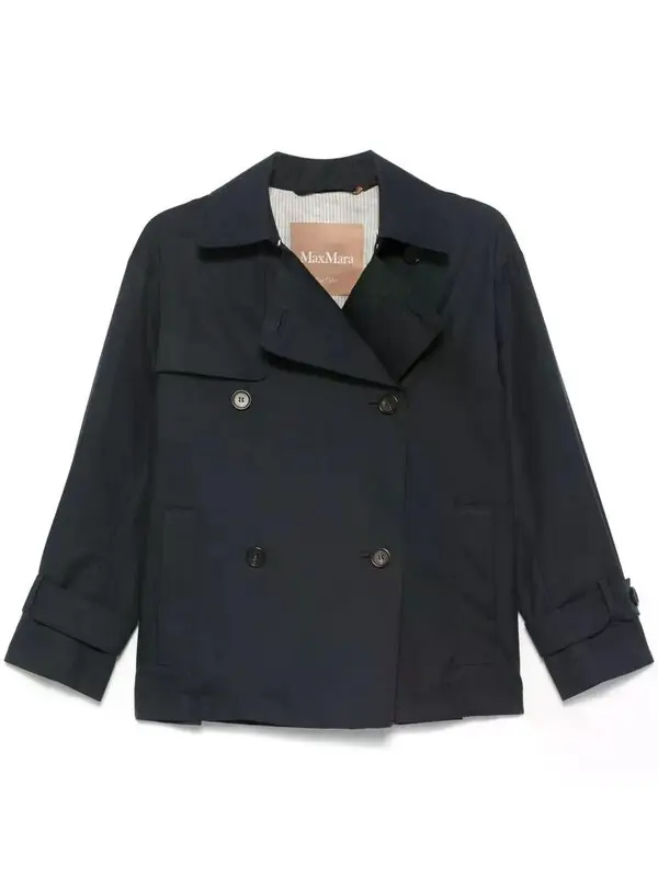 Max Mara Zeno Pea Coat - Blue