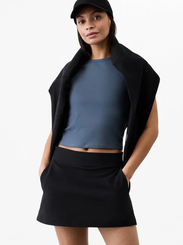 Athleta Brooklyn Mid-rise 13 1/2" Skort - Black