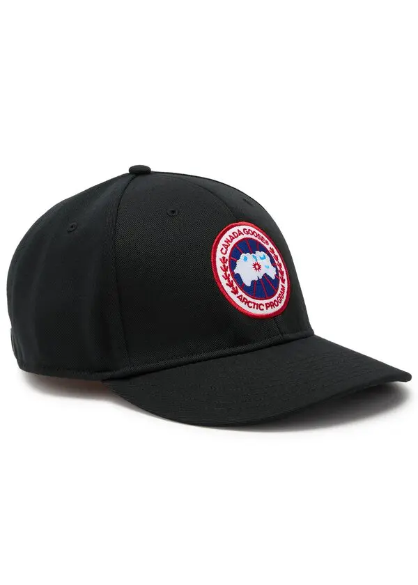 Canada Goose Arctic Logo-appliqué Twill Cap - Black